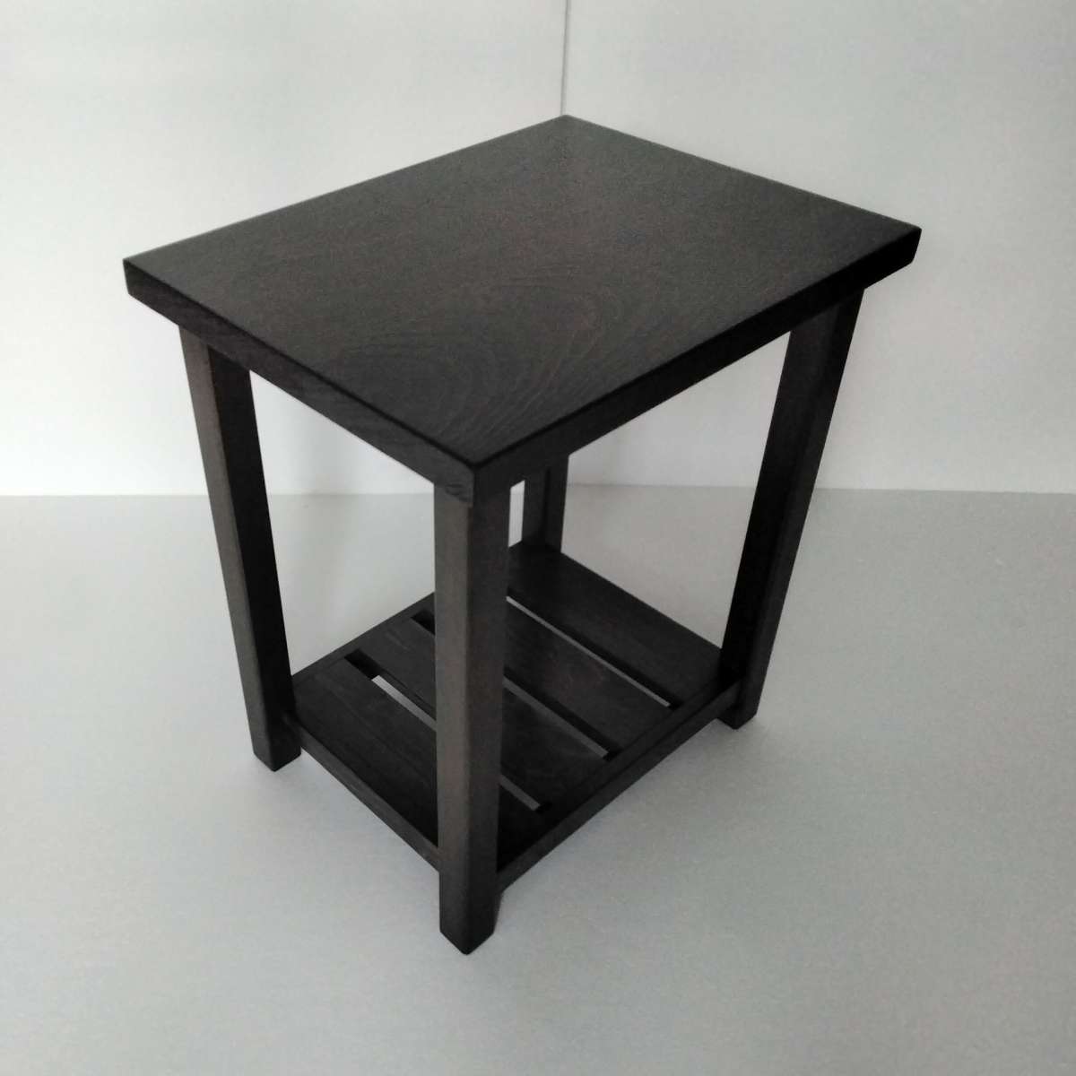 Rustic Farmhouse Solid Wood Sofa End Table | Handcrafted, Solid Wood