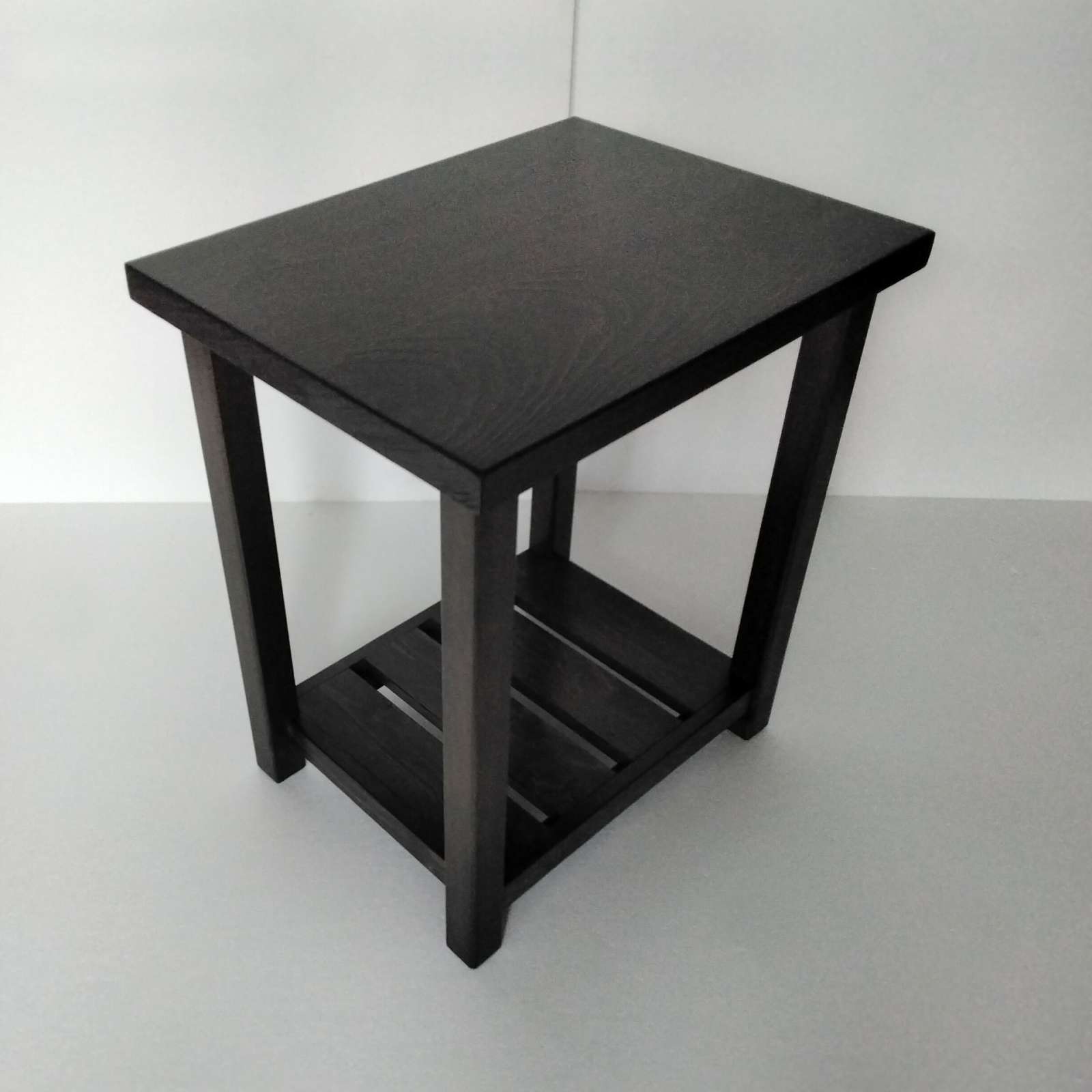 Rustic Farmhouse Solid Wood Sofa End Table | Handcrafted, Solid Wood